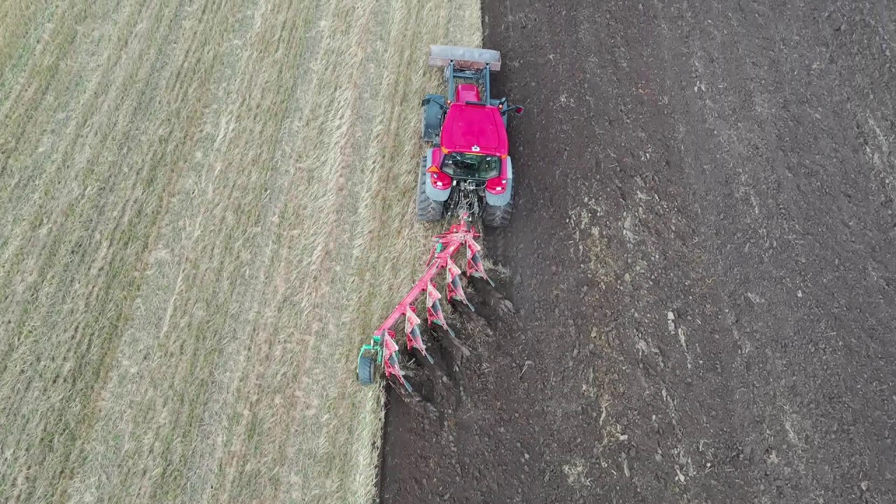 Kyntöä 2020 / case Ih mxm 155 / kverneland - YouTube