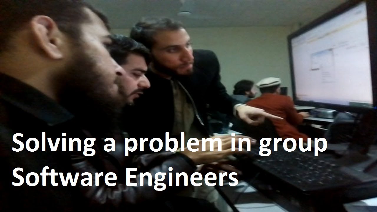 Software engineer student life in pakistan | solving a problem in group ...