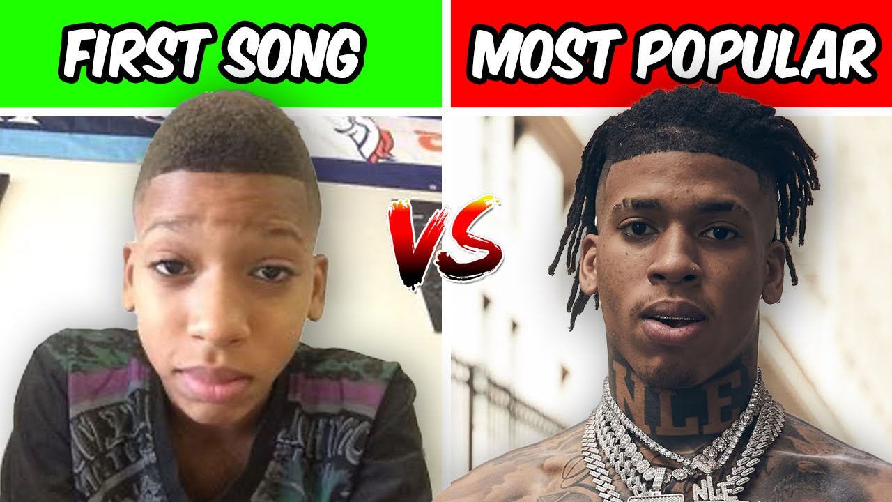 RAPPERS FIRST SONG vs THEIR MOST POPULAR SONG! (2024 EDITION) *PART 2 ...