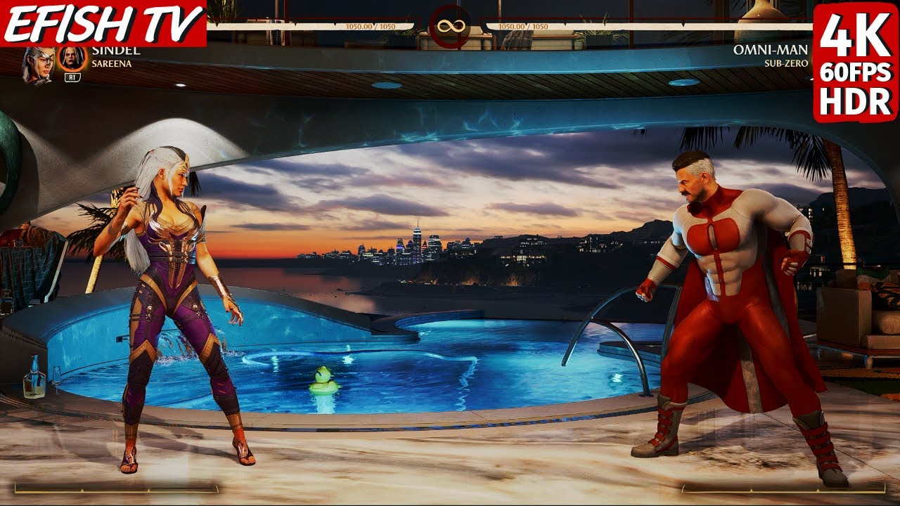 Sindel vs Omni-Man (Hardest AI) - Mortal Kombat 1 | 4K 60FPS HDR - YouTube
