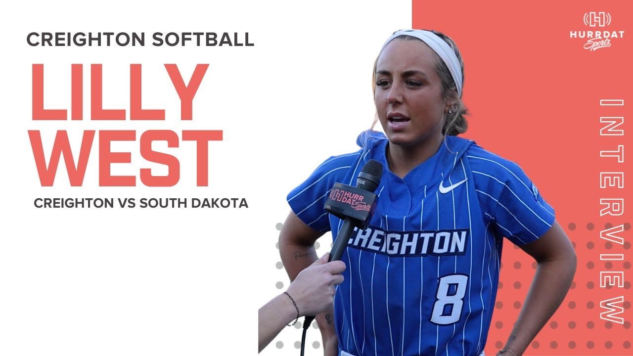 Creighton Softball wins 5-2 over South Dakota | Lilly West Interview ...