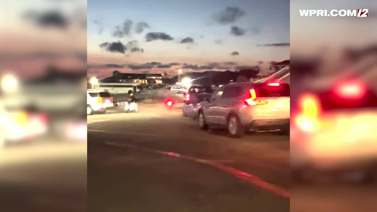 VIDEO NOW: Cars line up to get on the Block Island Ferry - YouTube