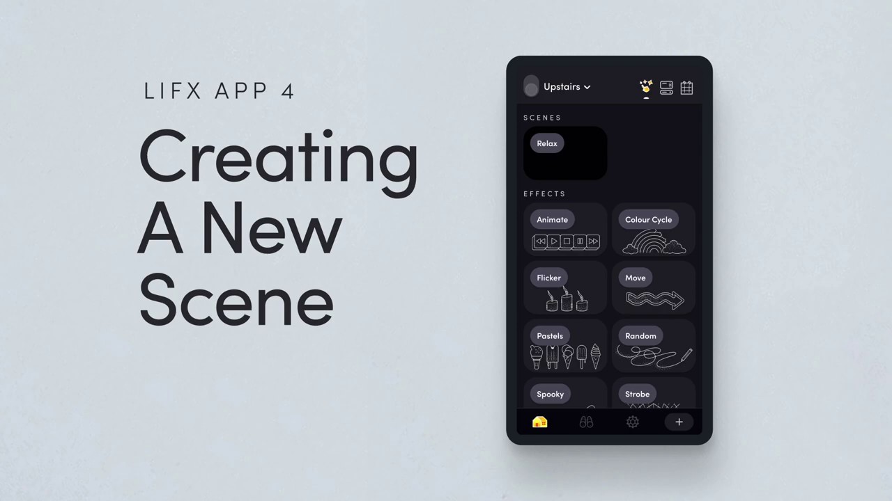 How To Create a Scene in the LIFX App - YouTube