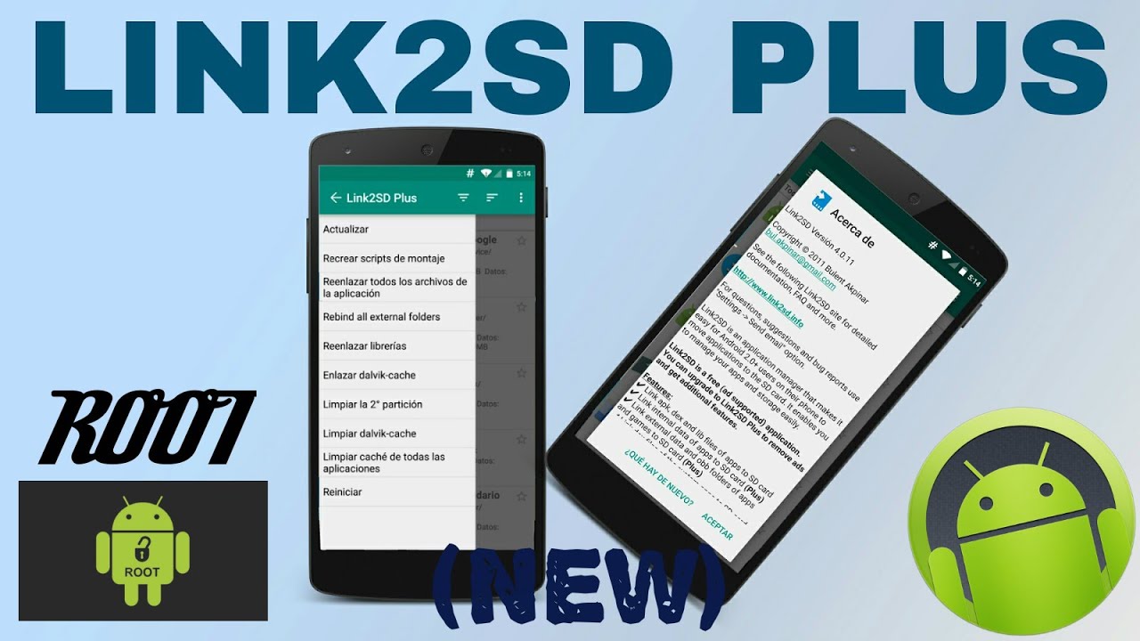 Como Instalar Link2SD Plus New Gratis para Cualquier Android ROOT - YouTube