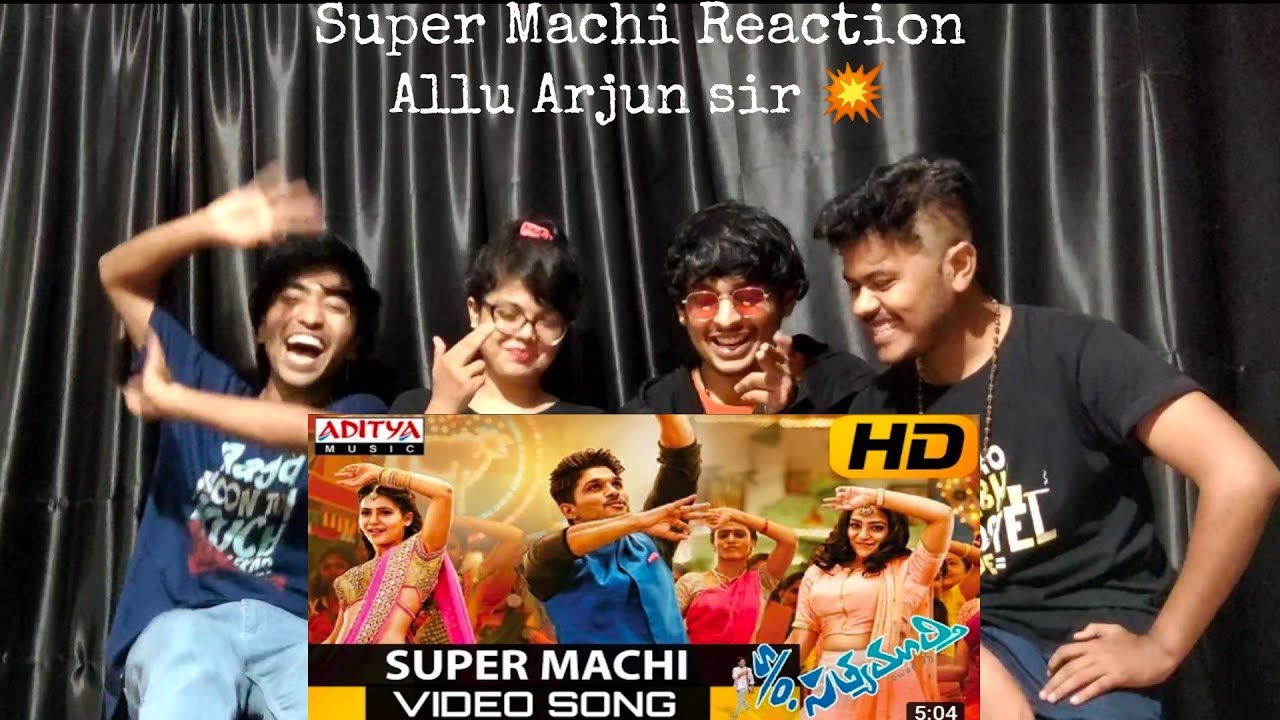 Super Machi | Allu Arjun | Reaction - YouTube