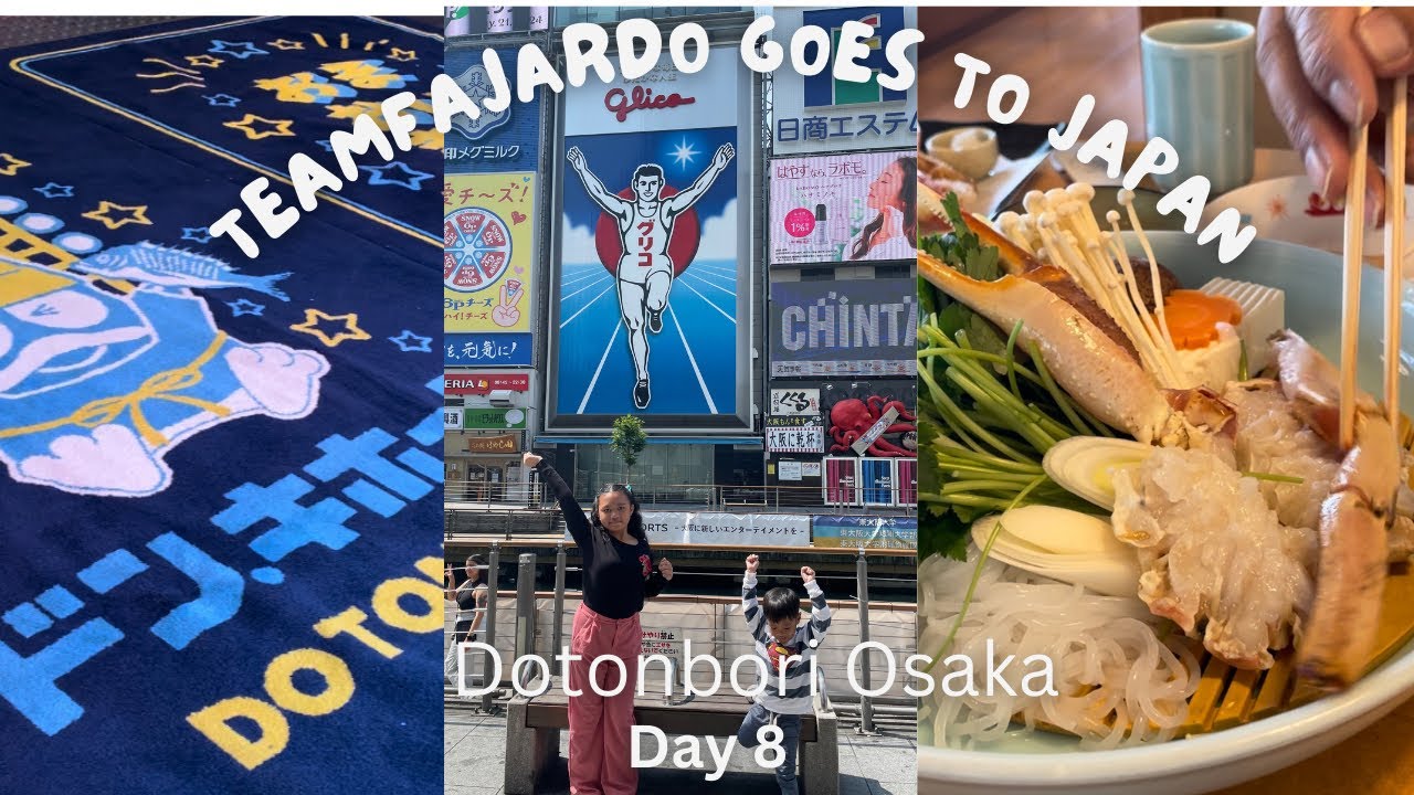 Japan 2024 Day 8 - Osaka Dotonbori Don Quijote -we tried the King Crab ...