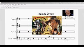 Indiana Jones. John Williams. Partitura. Sheet music. Chords - Chordify