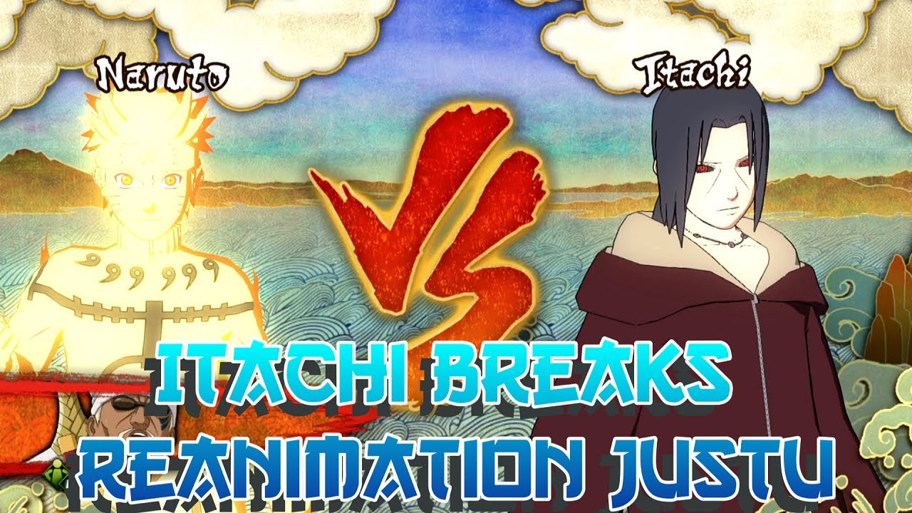Naruto Meets Reanimated Itachi & Nagato | Itachi breaks Reanimation ...