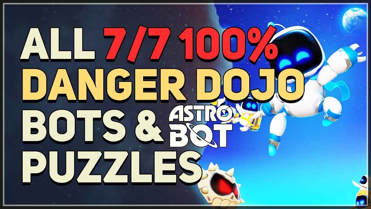 Astro Bot Danger Dojo All Bots and Puzzle Pieces Collectibles 100% Walkthrough - YouTube