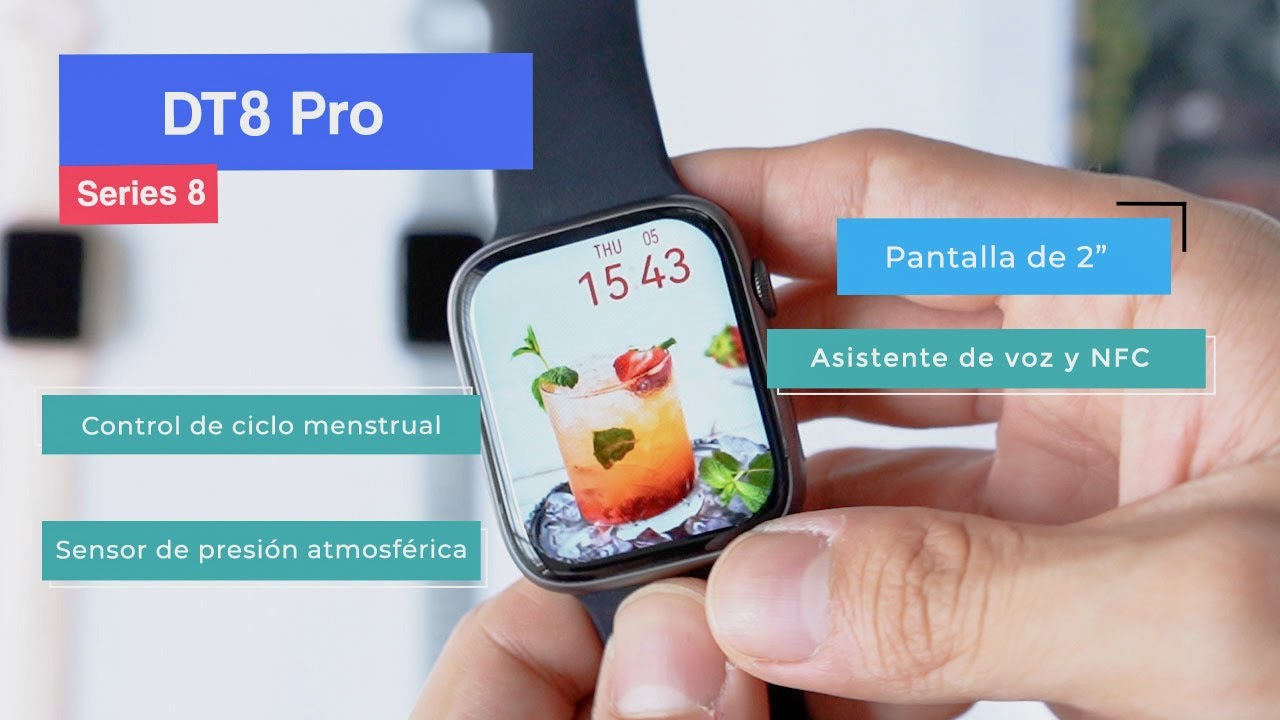 DT8 Pro - (Actualización del DT8 Max) Pantalla infinita 2", asistente ...