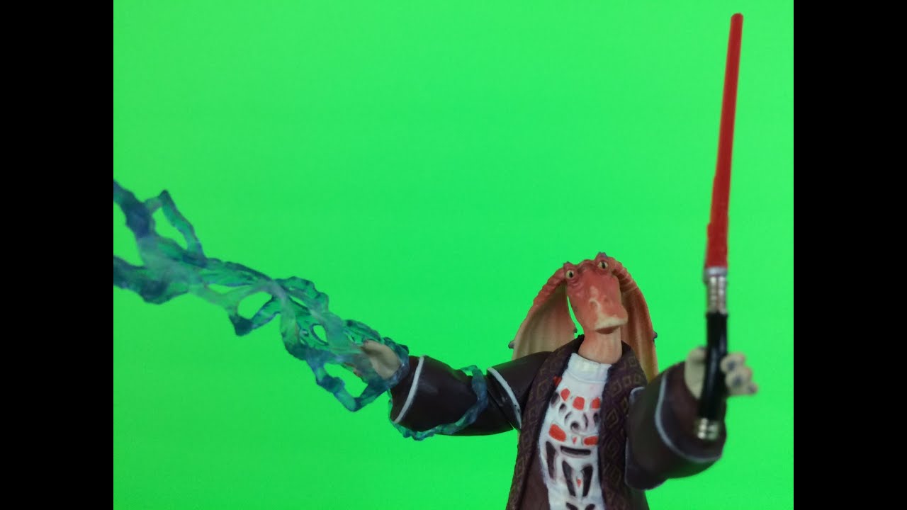 Darth Jar Jar Binks Gungan Sith Lord Star Wars Toy Unboxing - figura de ...