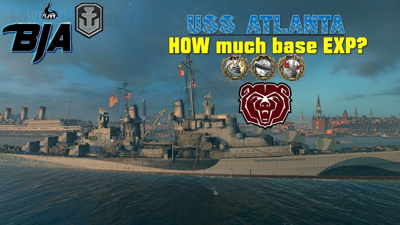 World of Warships- Atlanta- HOW much base EXP? (Community Replay #61 ...