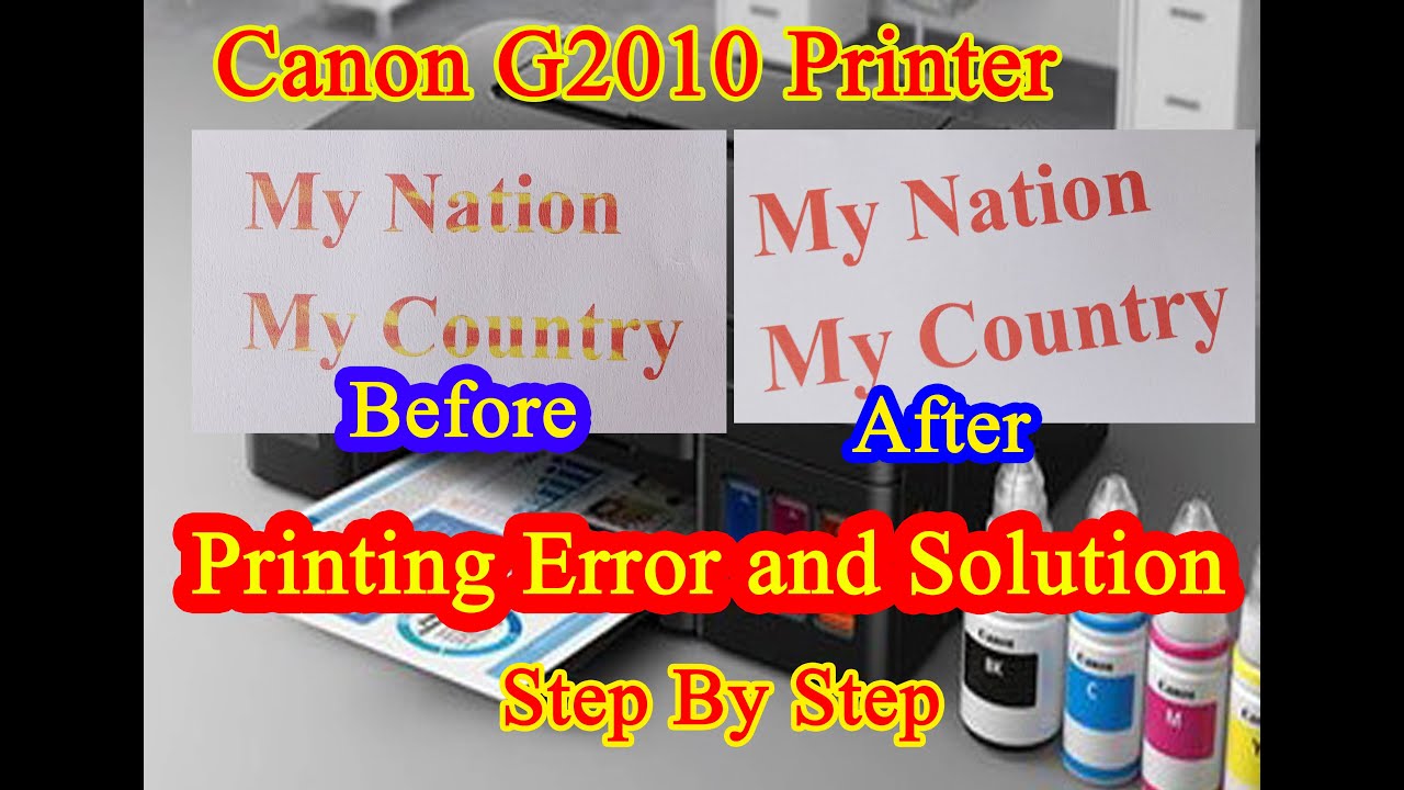 Printing Error Canon G2010 Line Color Problem Solution Canon Printing printing-error-canon-g2010-line-color-problem-solution-canon-printing