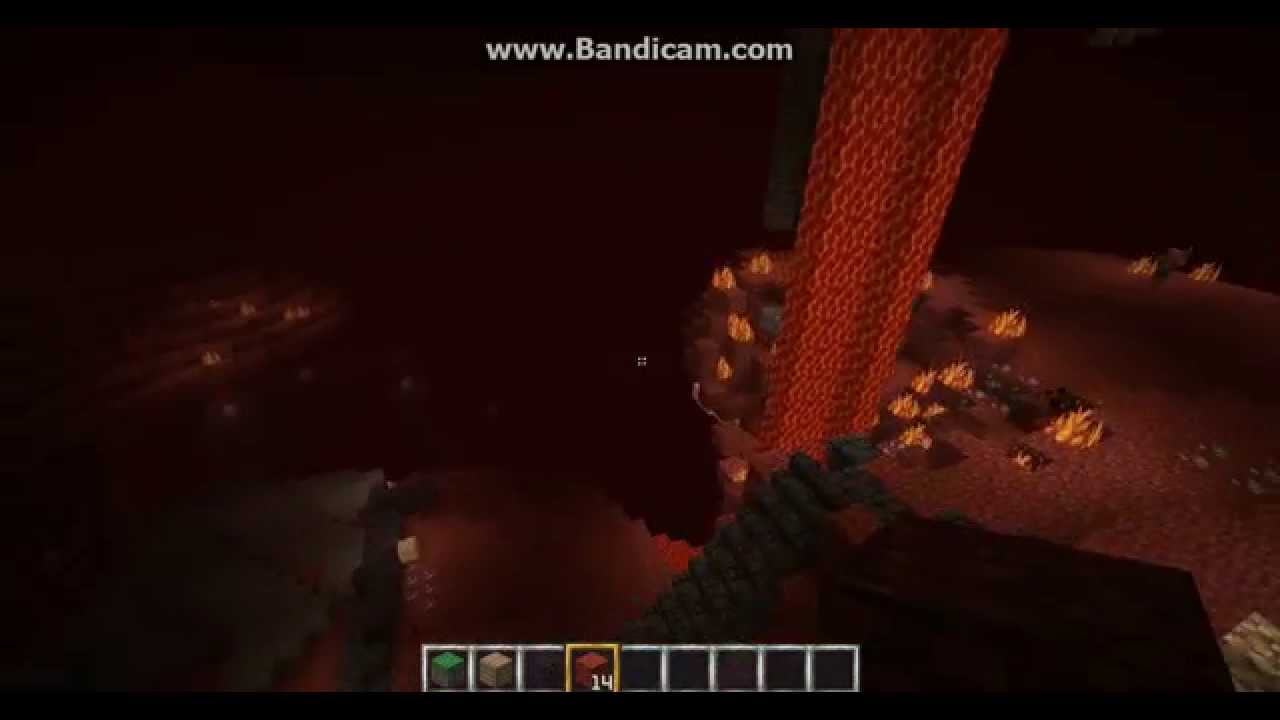 Minecraft Nether, Above the clouds of fire!! - YouTube