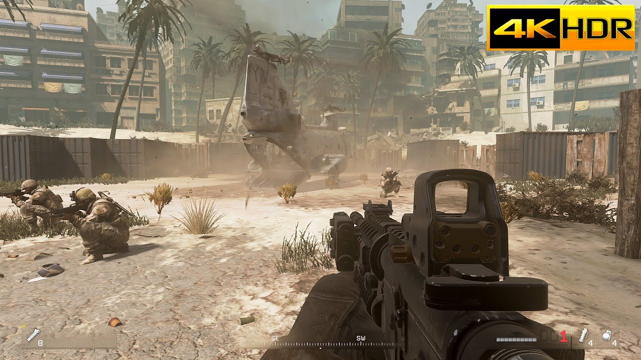 US Soldiers Escort the Abrams Tank｜US Marines｜Saudi Arabia｜Call of Duty ...
