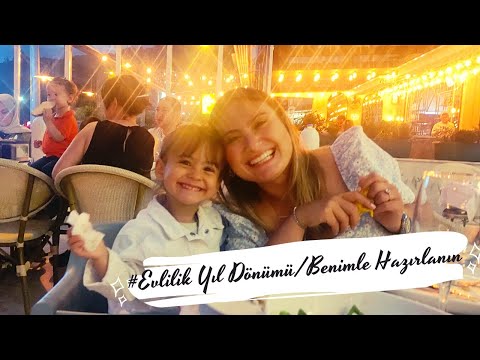 Yıl Dönümü Yemeği💍👪 Evlilik Yıl Dönümümüze Benimle Hazırlanın 🎊🎈🎁🎀