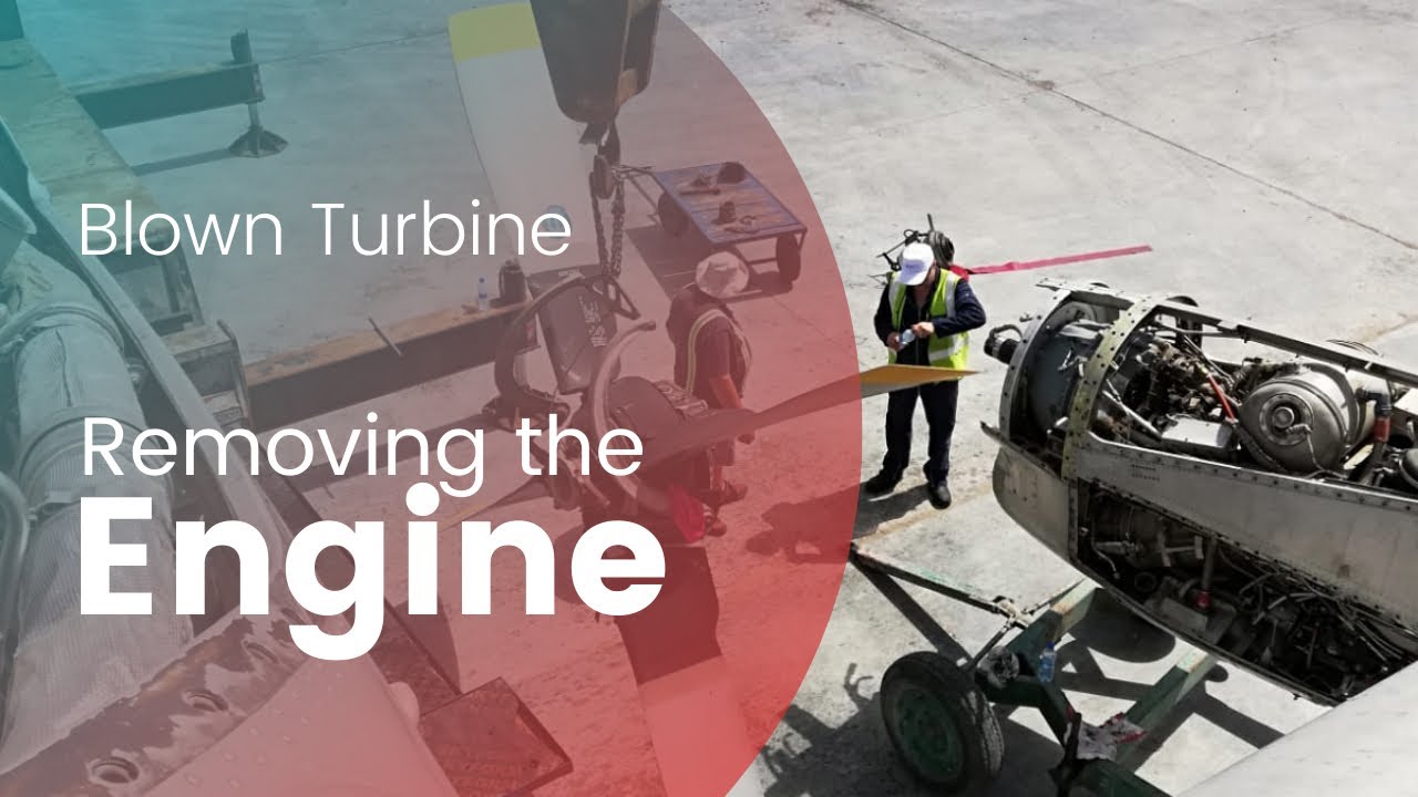 Removing C-130 Engine - YouTube