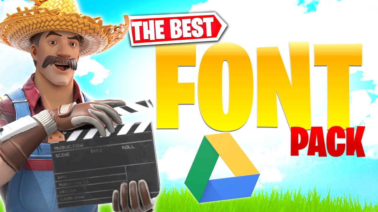 The BEST Fonts to use For GFX! (Google Drive Pack) - YouTube