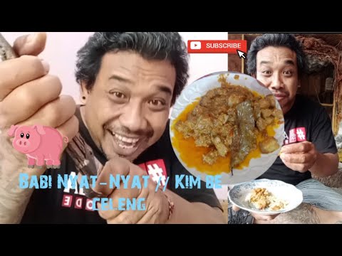 Babi Nyat-Nyat//Kim be Celeng #kuliner #kulinerkhasbali #bali # ...