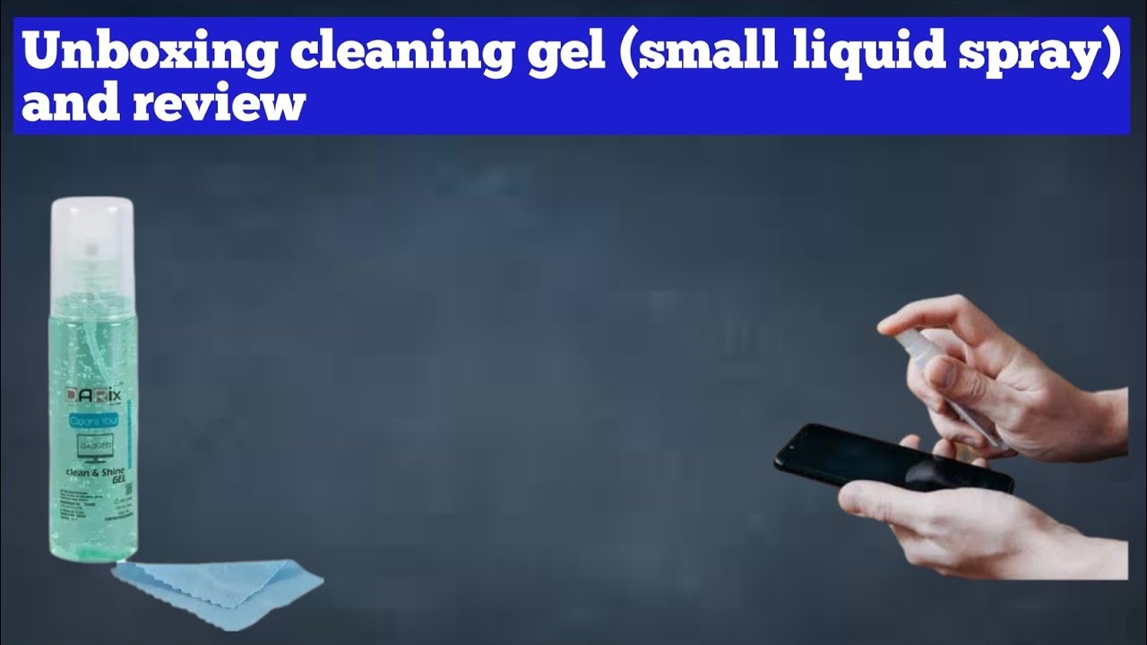 Cleaning gel for laptop, computers, mobile (Small liquid gel) Unboxing ...