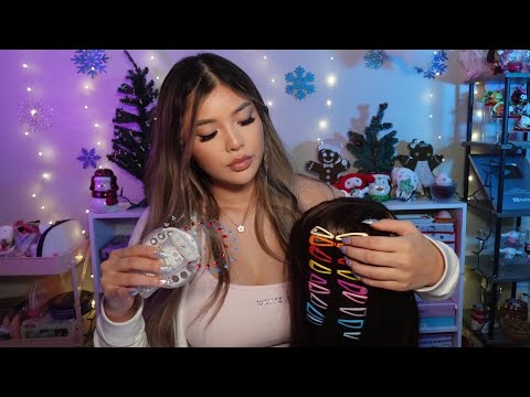 ASMR Girl In Class Plays With Your Hair ✏️✨(clipping, bedazzling, braiding, brushing) 