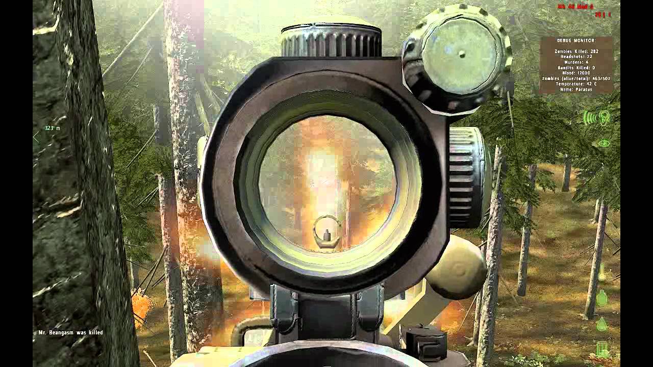 DayZ Murder with Mk 48 Mod 0 Light Machine Gun - YouTube