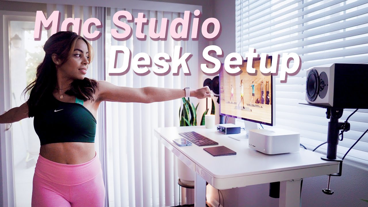 my Mac Studio & Studio Display Desk Setup | aesthetic + functional ...