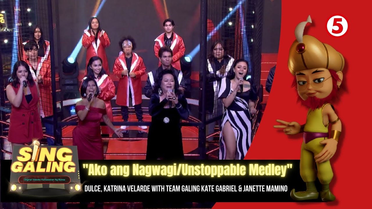 "Ako ang Nagwagi/Unstoppable" Dulce, Katrina Velarde, Team Galing Kate ...