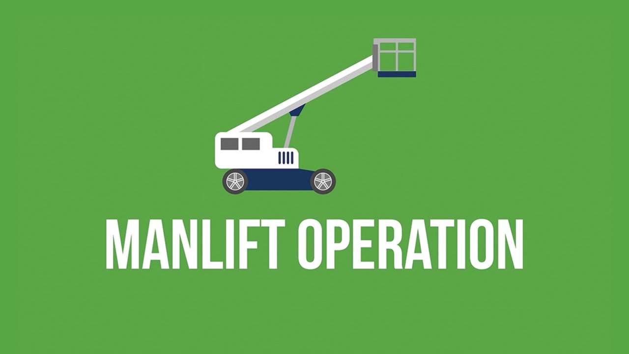 Manlift Operation - YouTube