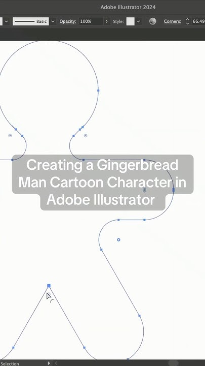 Creating a Gingerbread Man Cartoon Character in Adobe Illustrator - YouTube