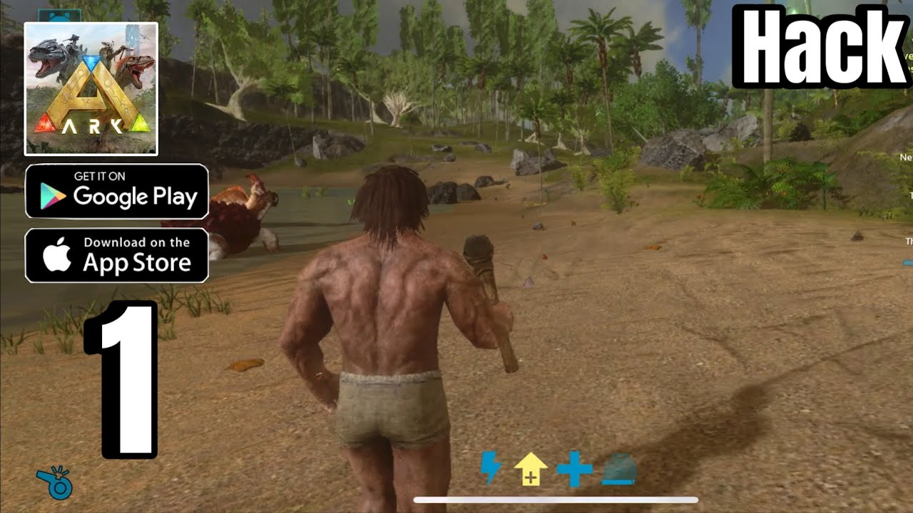 ARK: Survival Evolved / HACK Gameplay Part 1 (iOS, android) - YouTube