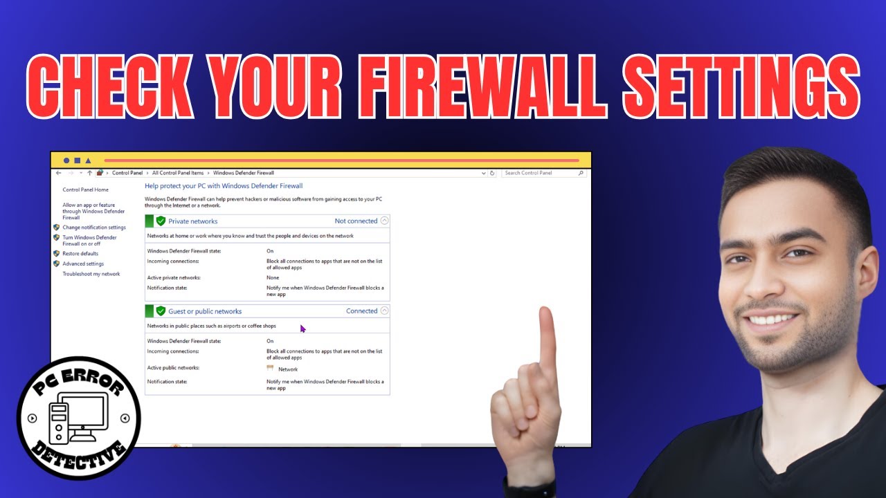 How to Check Your Firewall Settings - YouTube