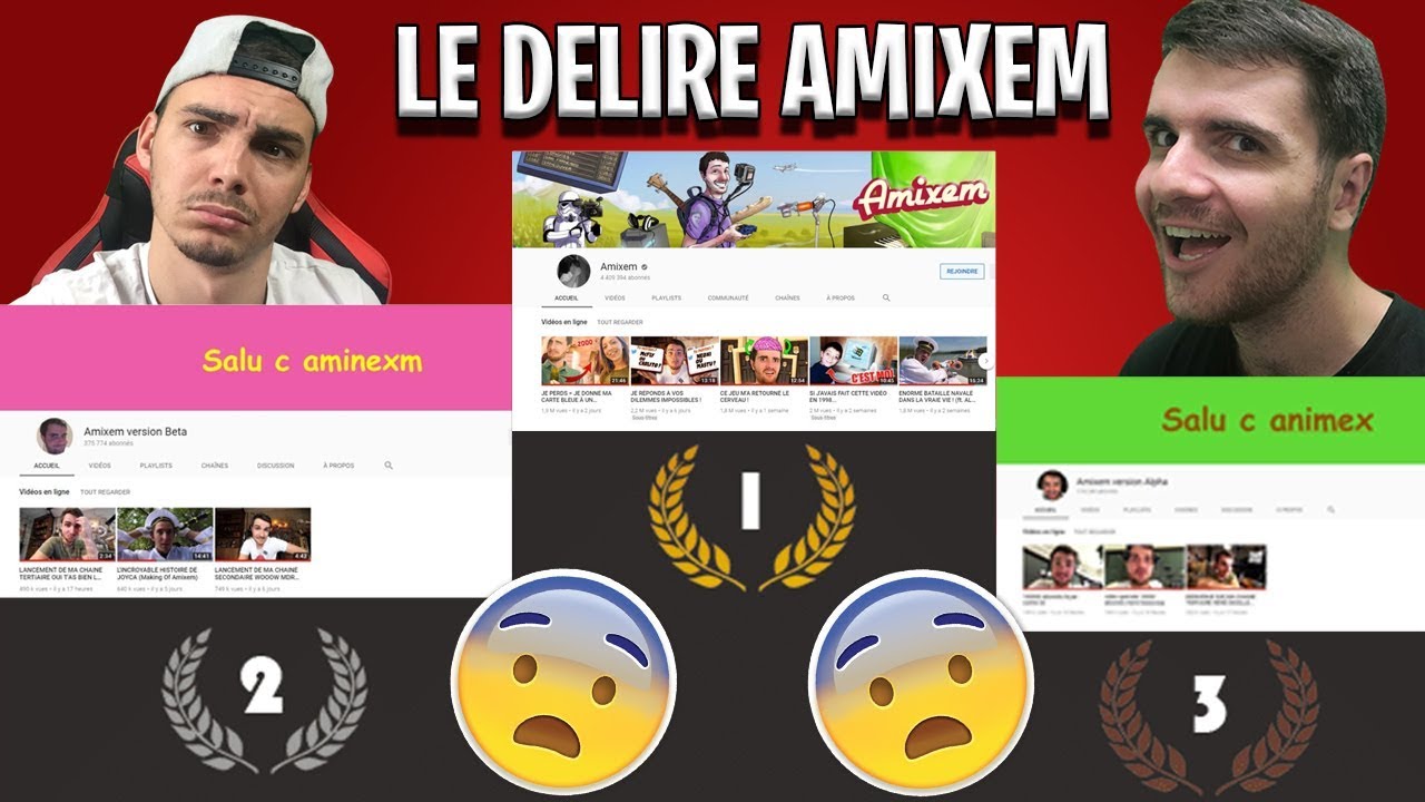 AMIXEM EST CES 3 CHAÎNE YOUTUBE - YouTube