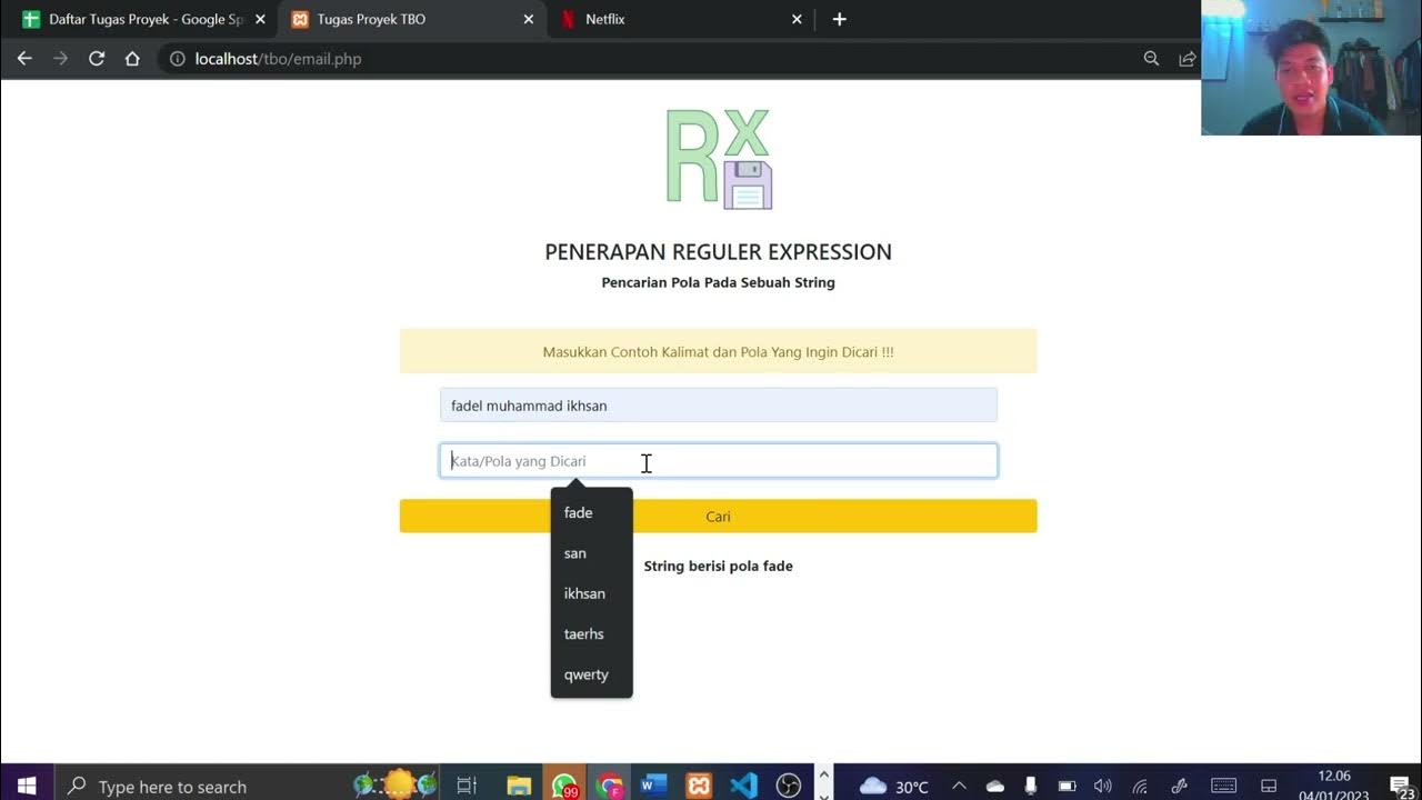 Implementasi Regex Pada Pencarian dan Penentuan Pola String untuk Alamat Email Dengan PHP - YouTube