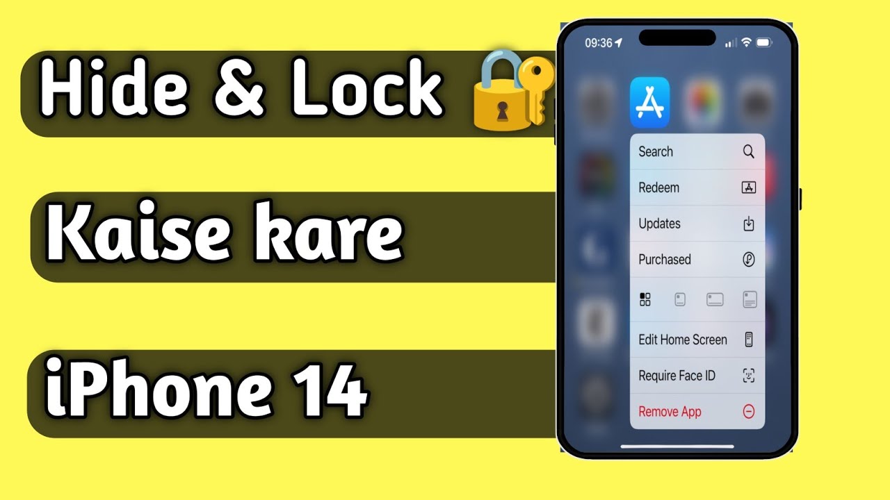 How to Hide & Lock Apps on iPhone 14 | App Privacy & Security Tricks ...
