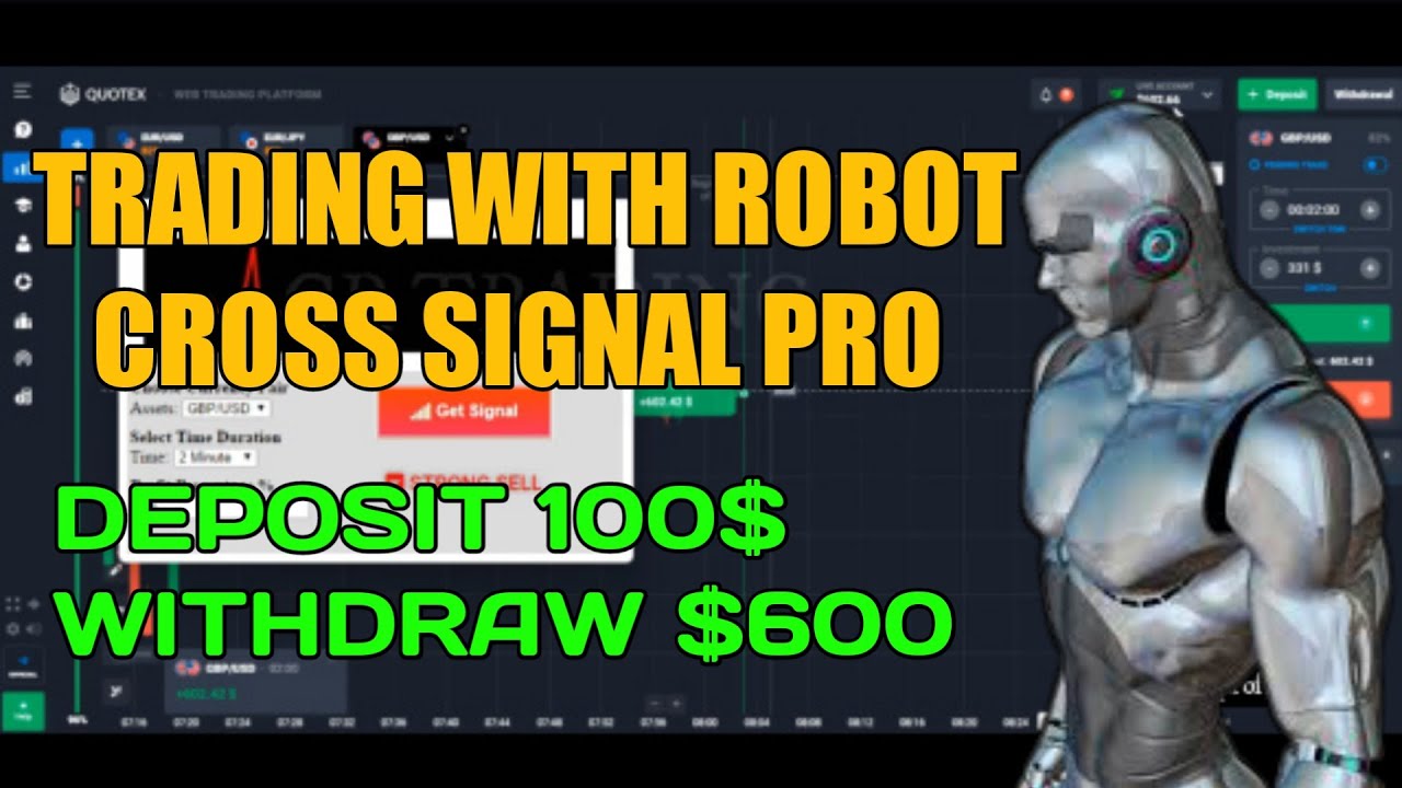 Trading With Robot Cross Signal Pro | Deposit $100 Withdraw $600 ...