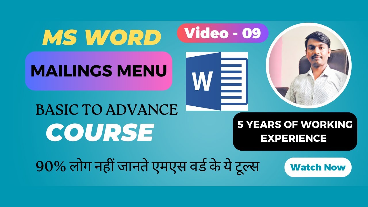 MS Word 2021 Mailings Menu || एमएस वर्ड में मेलिंग मेनु का फुल Tutorial ...
