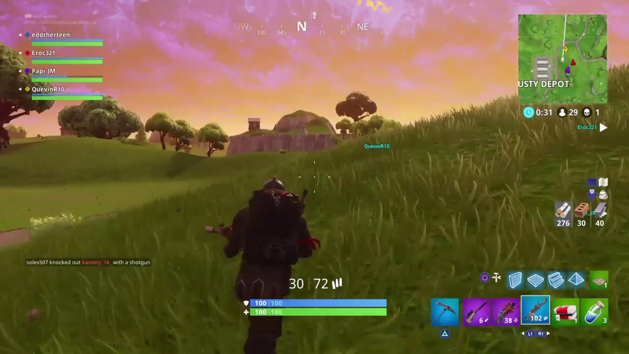 Getting a couple of squeakers first WIN on FORTNITE - YouTube