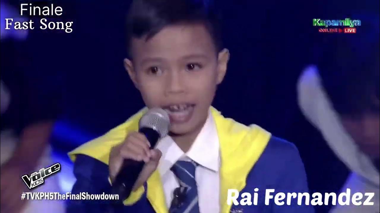 RAI FERNANDEZ sings DANCE MONKEY on FINALE (Fast Song) on The Voice Kids Philippines 2023 - YouTube