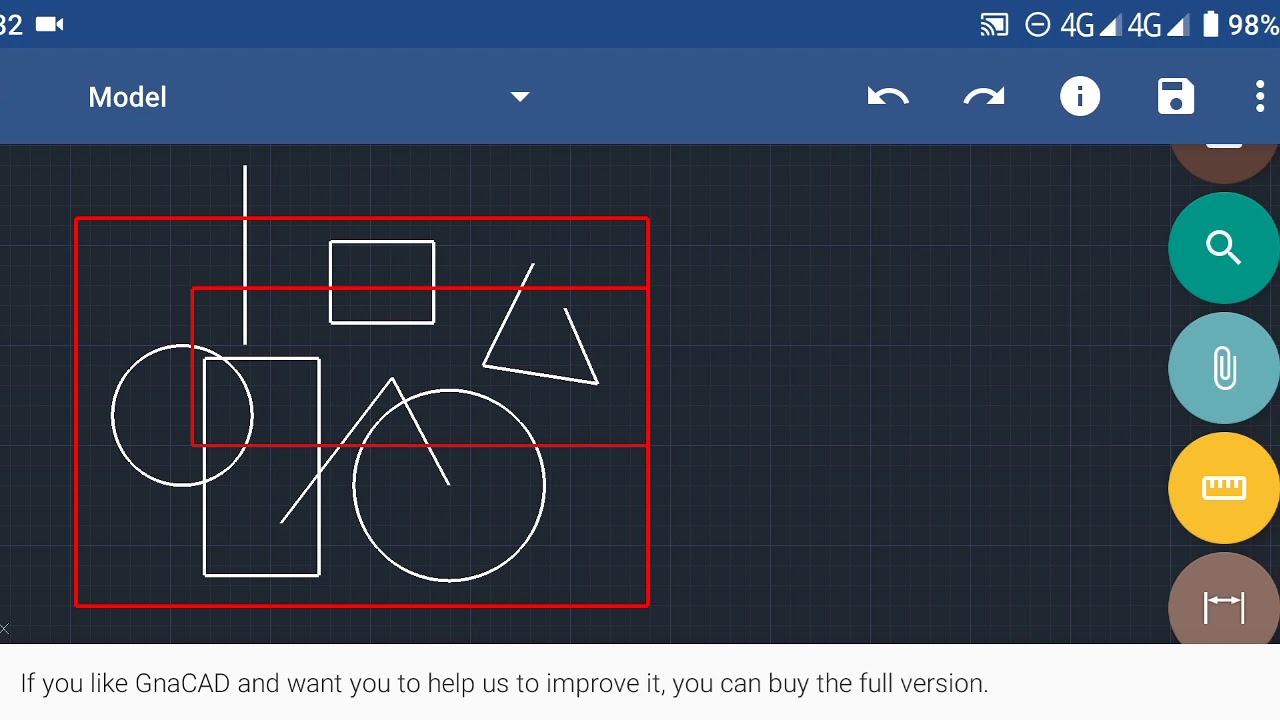 5- GnaCAD Selection, Cut, Copy, Clone, Move - YouTube