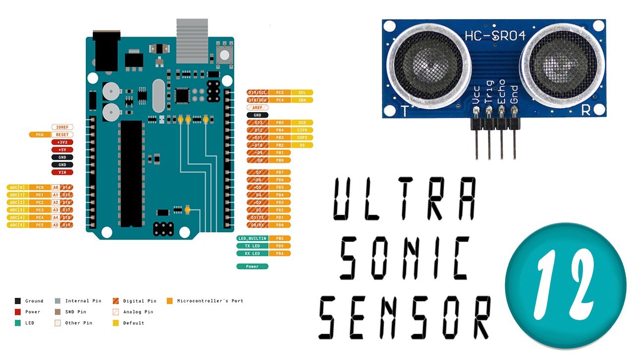Arduino Tutorial 12 Ultra Sonic Sensor Hc Sr04 With Arduino Uno Code Tamil M42 Tech