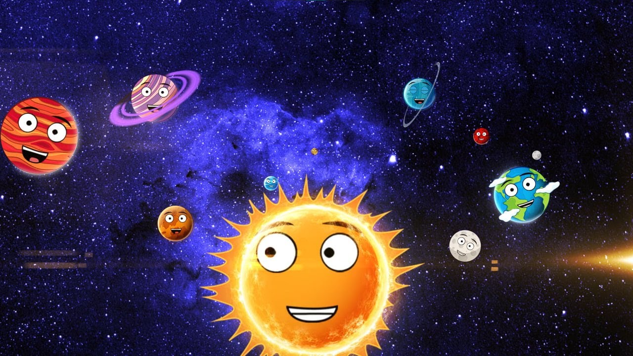 Să învățăm planetele - cântece animate pentru copii - YouTube
