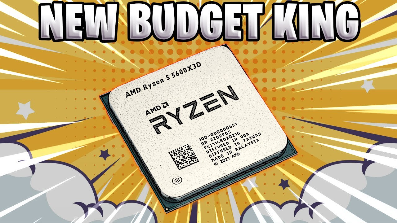 AMD Ryzen 5 5600X3D ! | The New Best Budget Gaming CPU 2023 👑 - YouTube