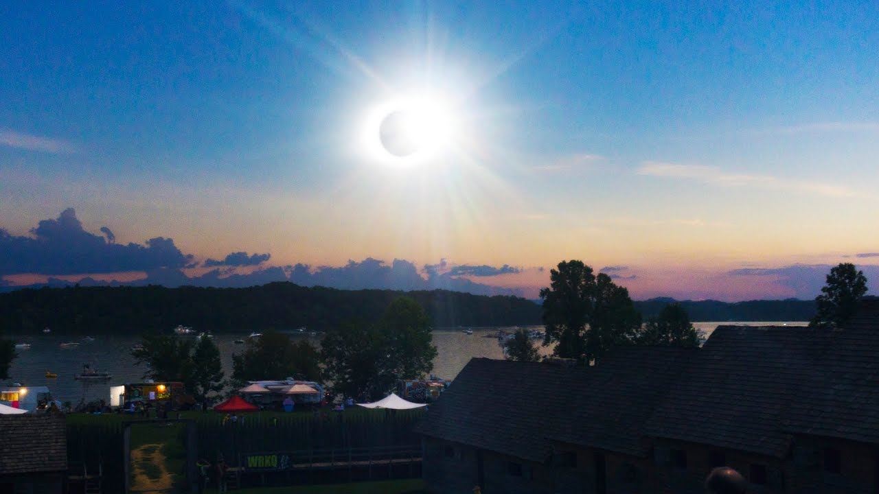 Total Eclipse Experience- Fort Lourdoun State Park - YouTube