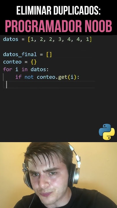 Eliminar elementos duplicados de una lista en python. - YouTube