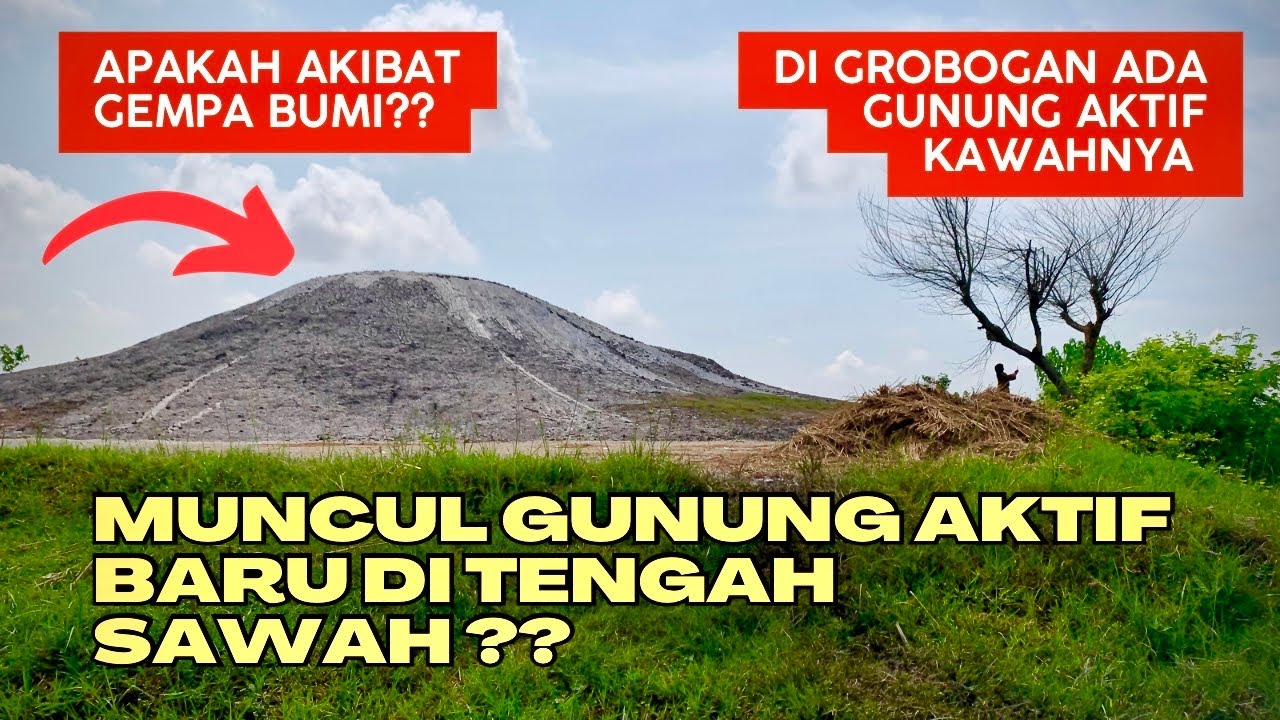 Viral‼️Bledug Kramesan Grobogan Gunung Api Yang Muncul di Tengah Sawah ...
