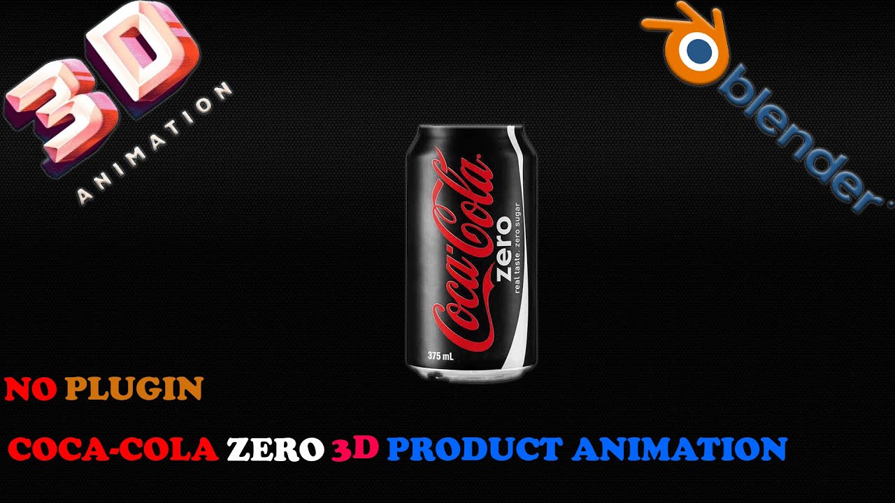 Coca Cola Blender Animation #cocacolaanimation - YouTube