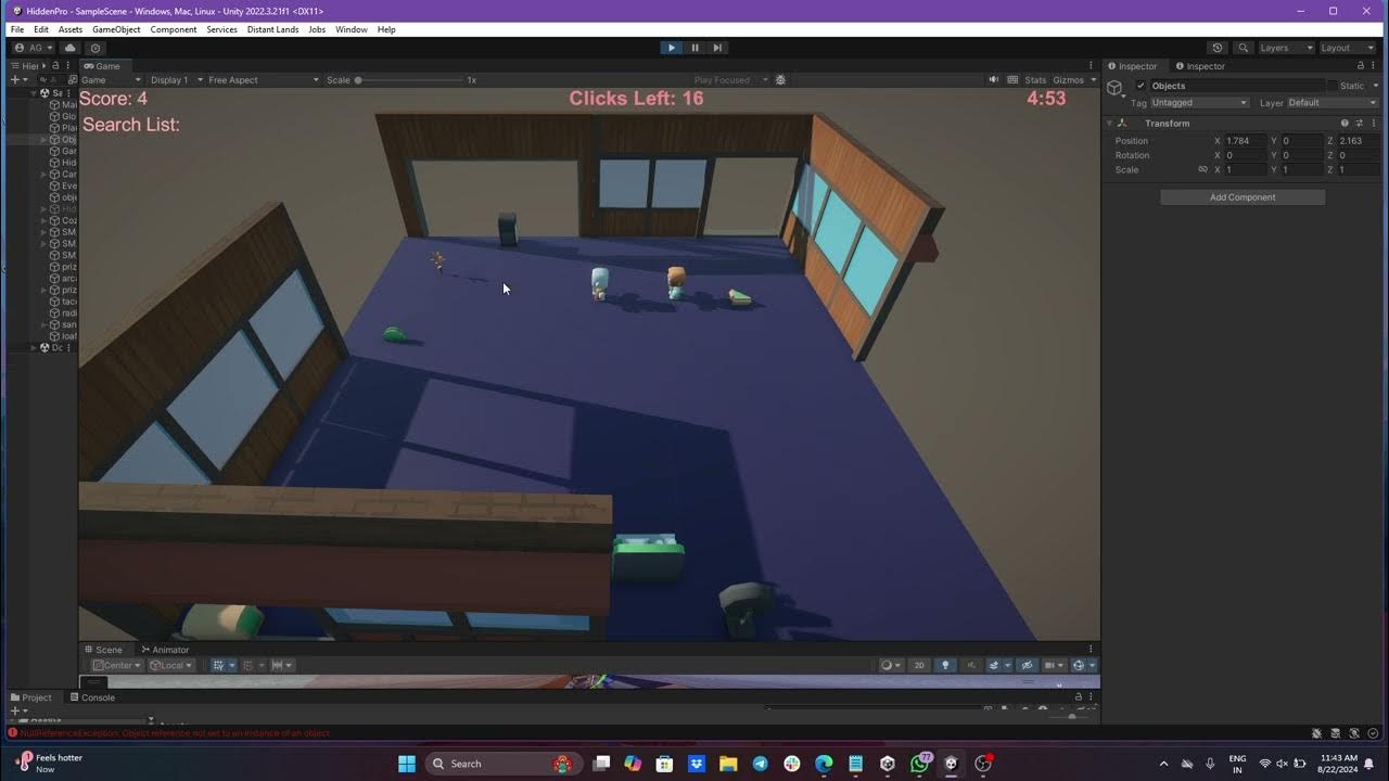 Hidden Object game template - YouTube
