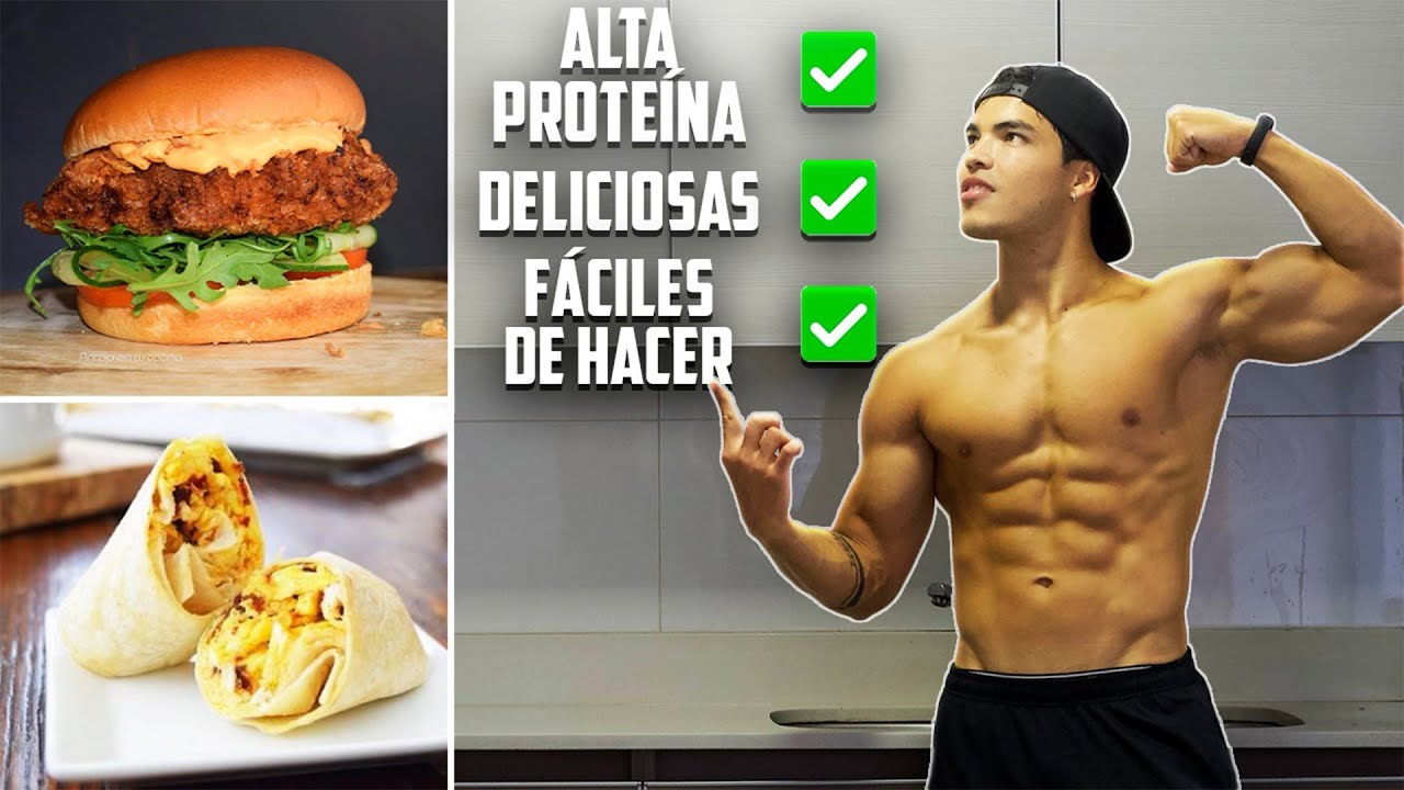 3 Deliciosas RECETAS fitness altas en PROTEINA. - YouTube