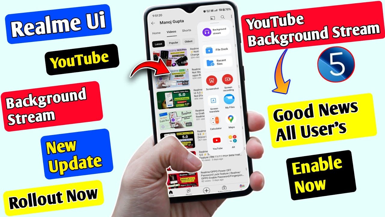 realme ui background steam latest update😘| realme background stream ...